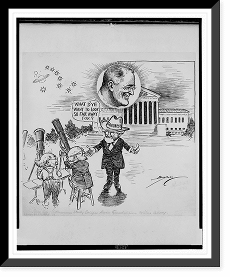 Historic Framed Print, News note: astronomers study eclipse seven ...