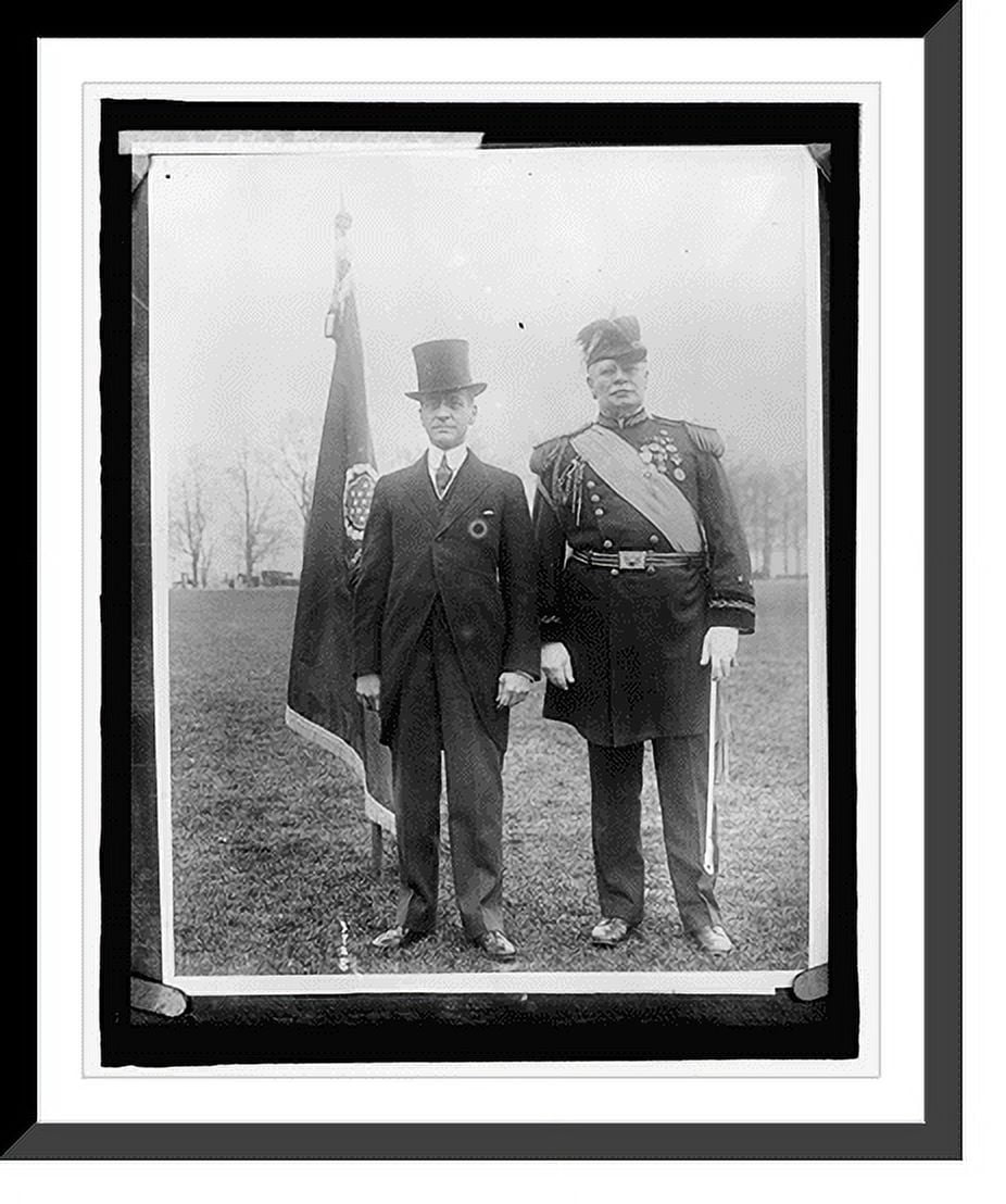 Historic Framed Print, Newton D. Baker & Gen'l Hugh T. Scott, 17-7/8" x ...