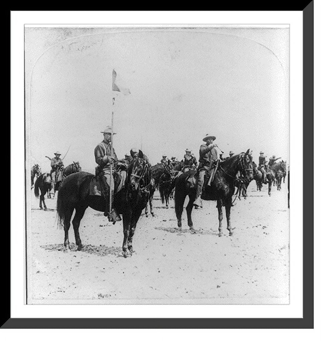 Historic Framed Print, Ninth U.S. Cavalry. famous Colored Regiment ...