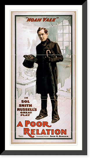 Historic Framed Print, Noah Vale [character in play] in Sol Smith ...