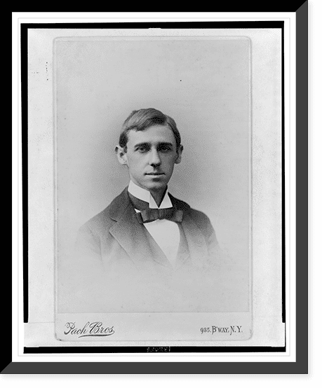 Historic Framed Print, [Norman Hapgood, head-and-shoulders portrait ...