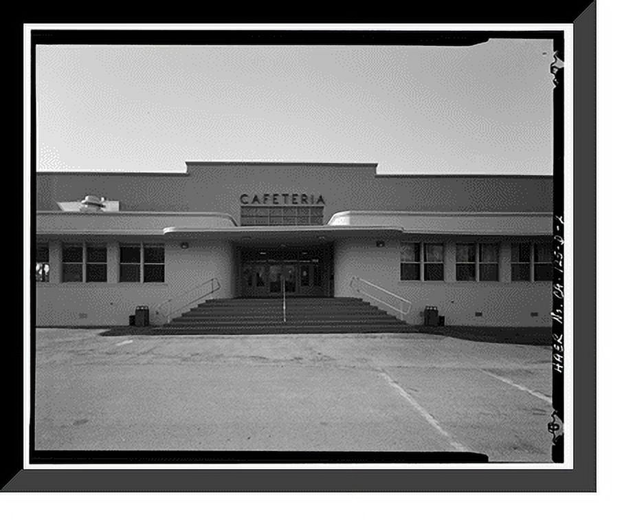 Historic Framed Print, Oakland Army Base, Private Exchange Cafeteria ...