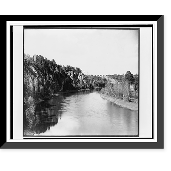 Historic Framed Print, Obshchīi vid na kamen' Vinokurnyi s ego otroga ...