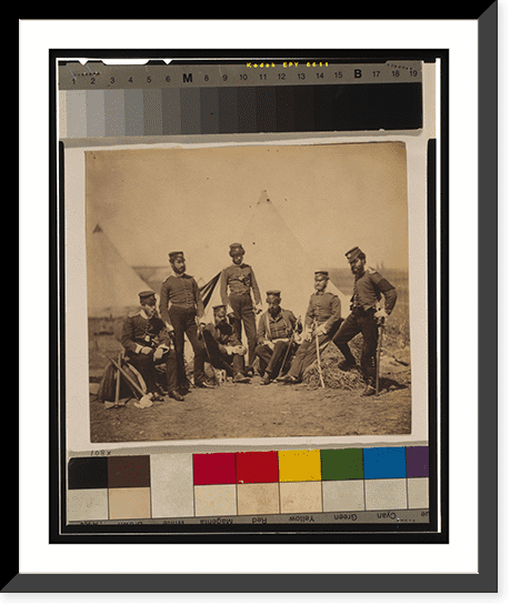 Historic Framed Print, Officers of the 90th Regiment (2nd Batallion ...