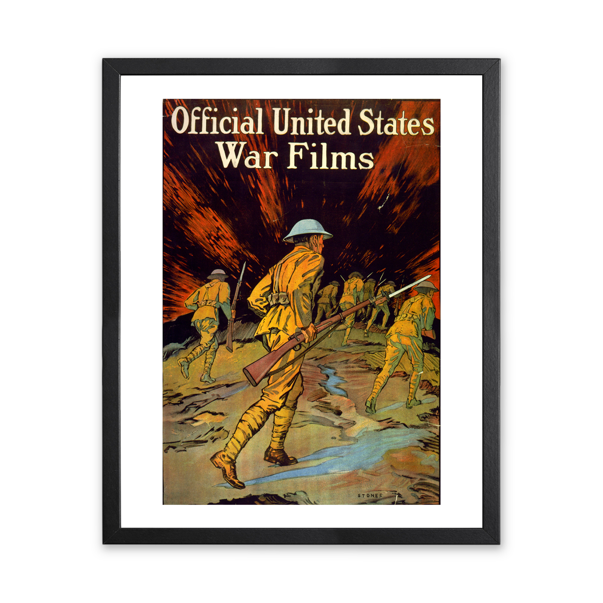 Historic Framed Print, Official United States war films.Stoner. - 2, 17 ...