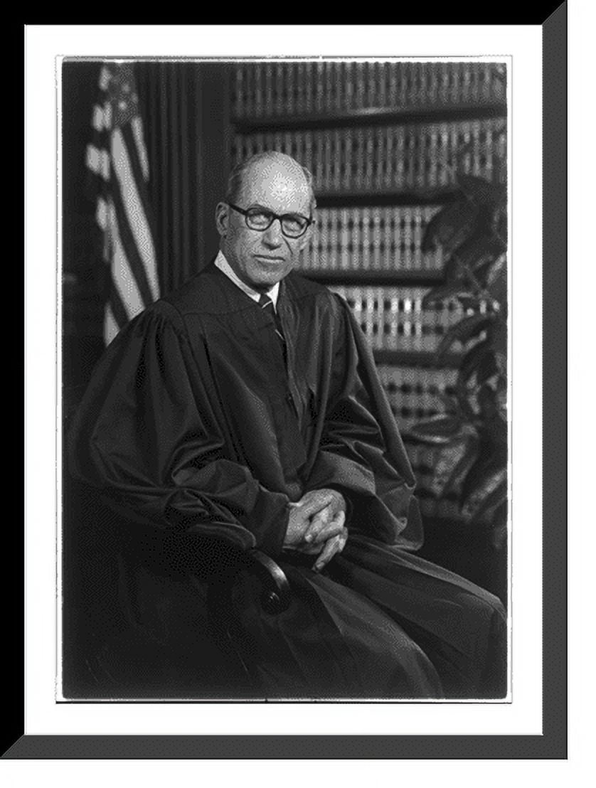Historic Framed Print, [Official portraits of the 1976 U.S. Supreme ...
