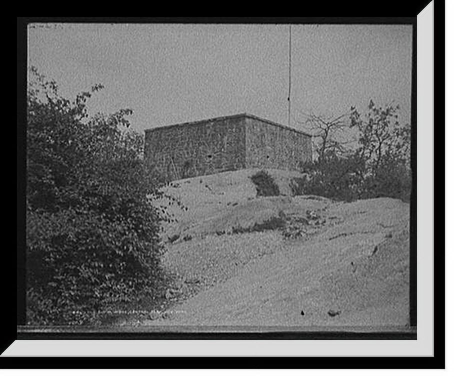 Historic Framed Print, Old Block House, Central Park, New York, 17-7/8 ...