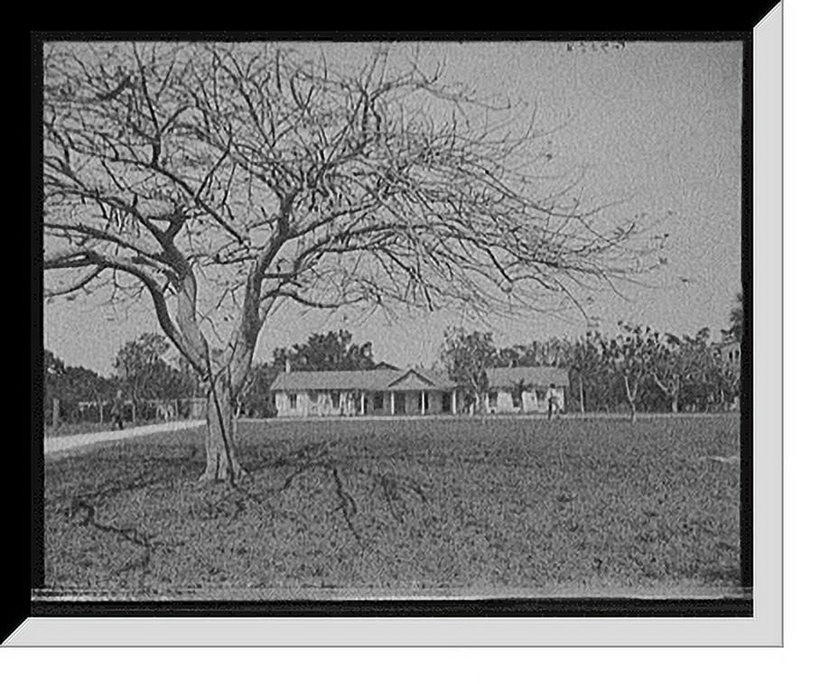 Historic Framed Print, [Old Fort Dallas, Miami, Fla.], 17-7/8" x 21-7/8 ...