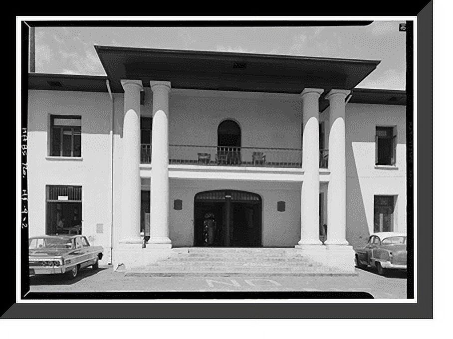 Historic Framed Print, Old Maui Courthouse, Wharf & Canal Streets ...