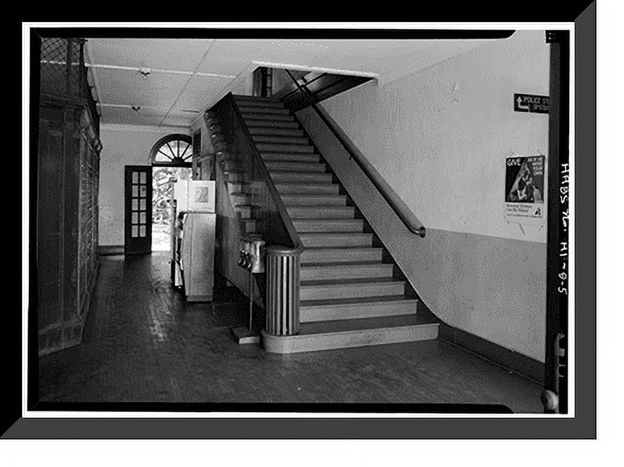 Historic Framed Print, Old Maui Courthouse, Wharf & Canal Streets ...