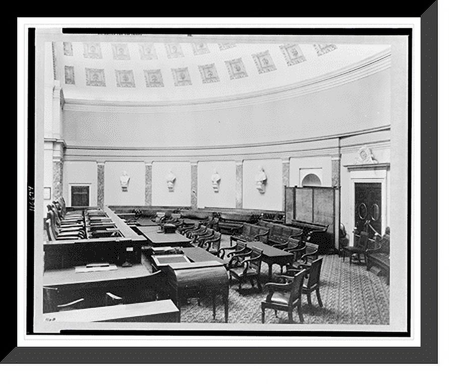 Historic Framed Print, [Old Senate chamber, in the U.S. Capitol ...