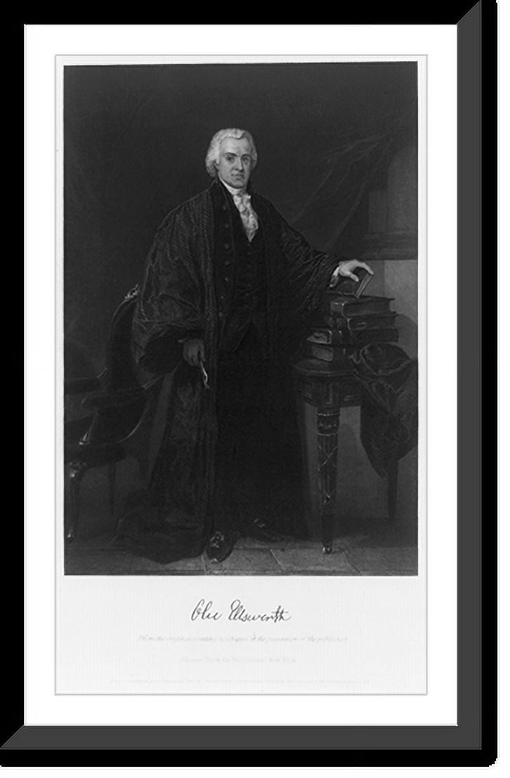 Historic Framed Print, [Oliver Ellsworth, full-length portrait ...