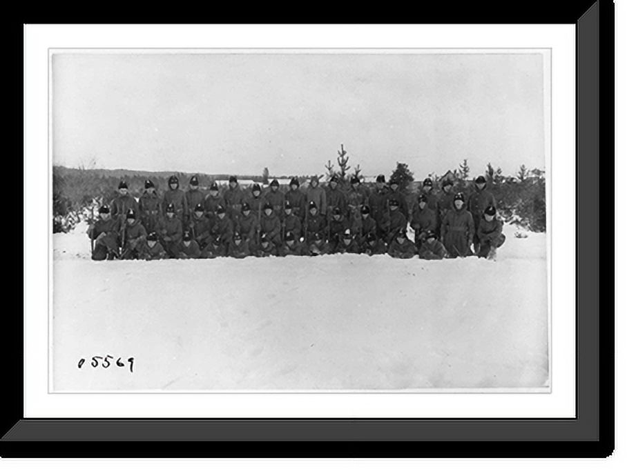 Historic Framed Print, One platoon of Co. H. 339th Inf. North Russia ...