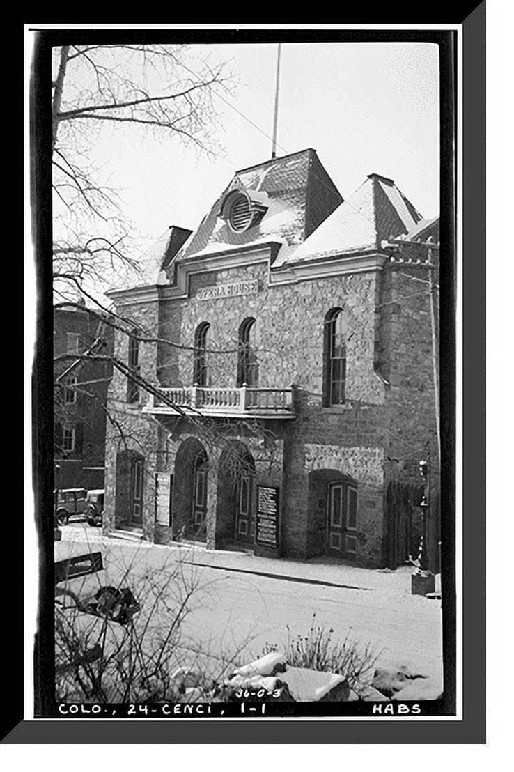 Historic Framed Print, Opera House, Central City, Gilpin County, CO, 17 ...