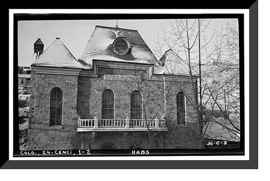 Historic Framed Print, Opera House, Central City, Gilpin County, CO - 2 ...