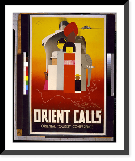 Historic Framed Print, Orient calls.Satomi., 17-7/8" x 21-7/8 ...