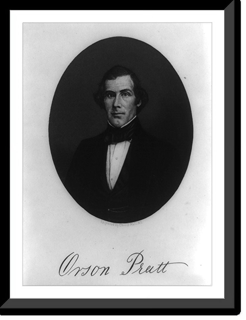 Historic Framed Print, [Orson Pratt, Mormon apostle, half-length ...