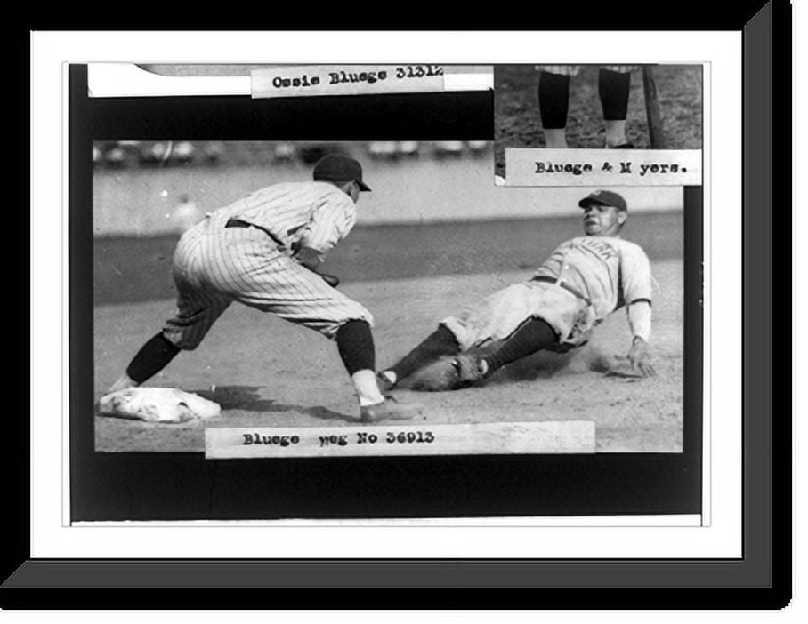 Historic Framed Print, [Ossie (Oswald Louis) Bluege of the Washington ...