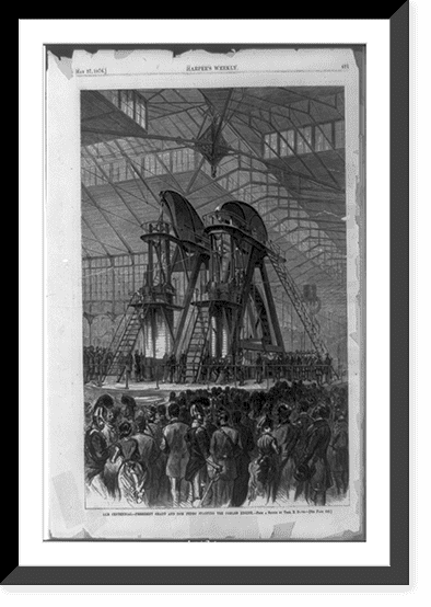 Historic Framed Print, Our centennial. President Grant and Dom Pedro ...