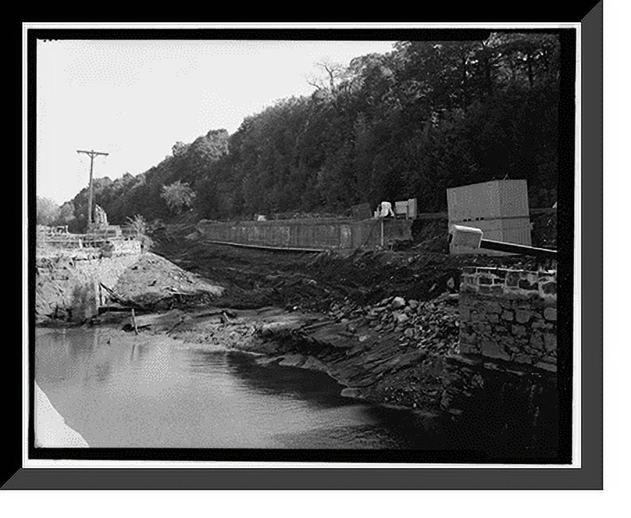 Historic Framed Print, Ousatonic Water Power Company, Dam & Canals, CT ...