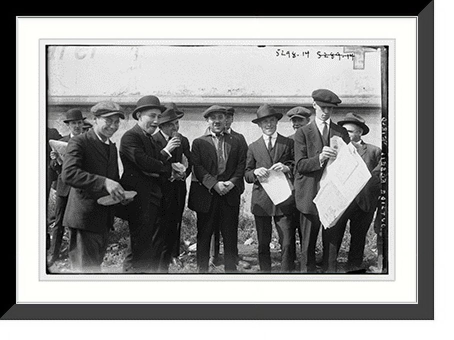 Historic Framed Print, Outside Ebbets Field - 2, 17-7/8" x 21-7/8 ...