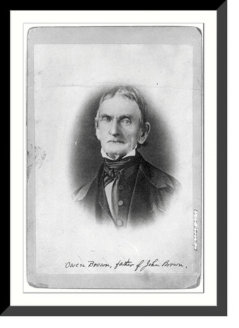 Historic Framed Print, Owen Brown, father of John Brown, 17-7/8" x 21-7 ...
