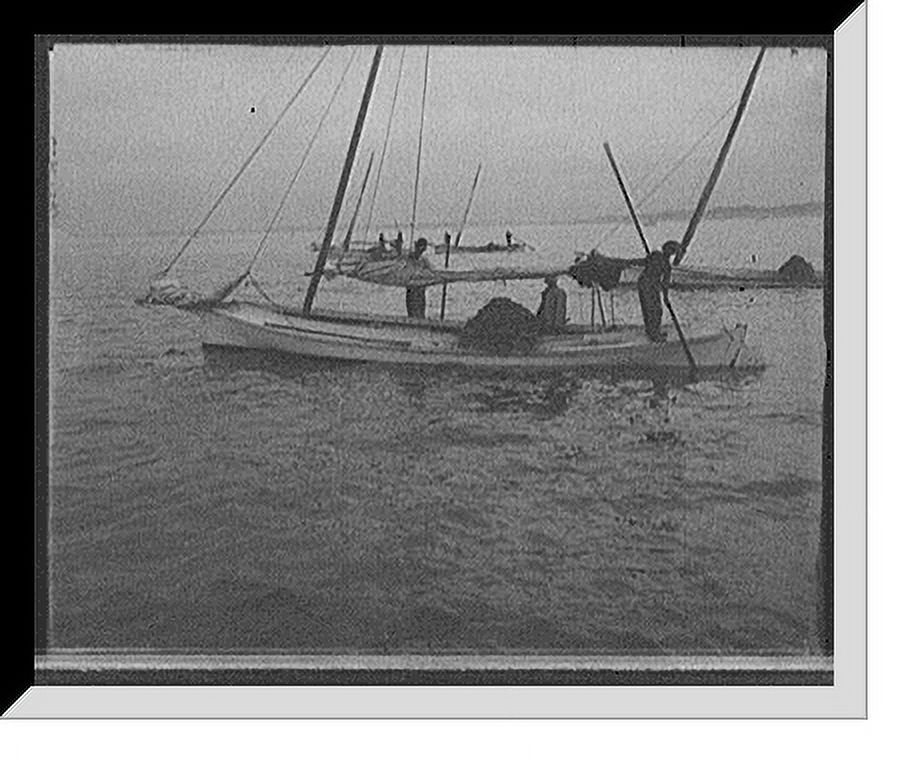 Historic Framed Print, [Oyster dredging] - 3, 17-7/8" x 21-7/8" - Walmart.com