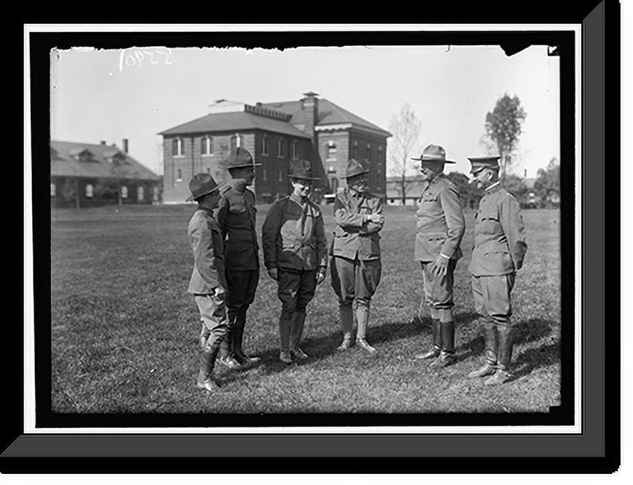 Historic Framed Print, PLATTSBURG RESERVE OFFICERS TRAINING CAMP ...