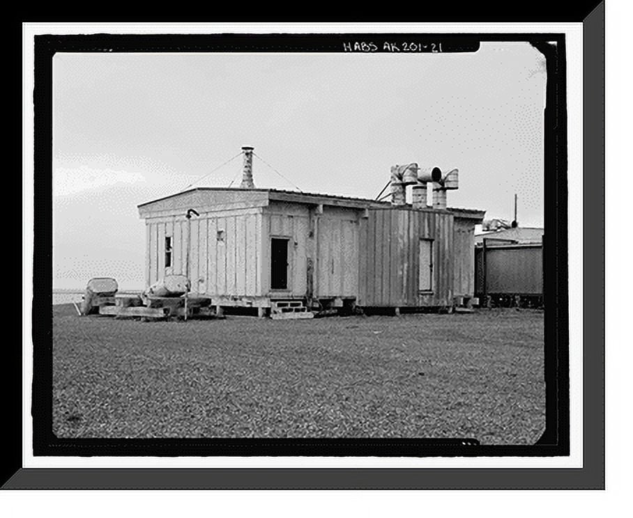 Historic Framed Print, POW-3 Distant Early Warning Line Station, Bullen ...