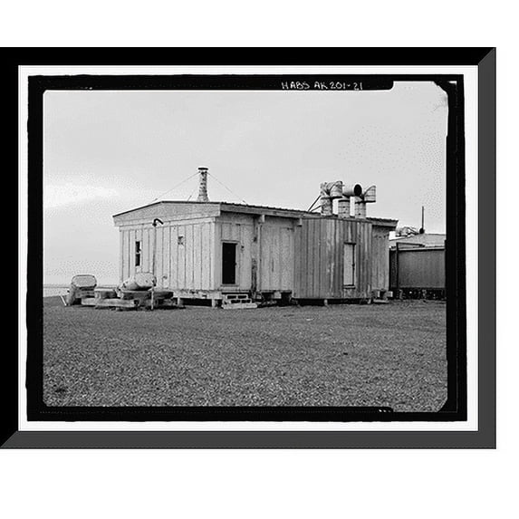 Historic Framed Print, POW-3 Distant Early Warning Line Station, Bullen ...