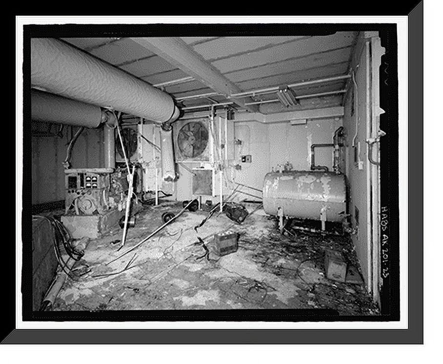 Historic Framed Print, POW-3 Distant Early Warning Line Station, Bullen ...