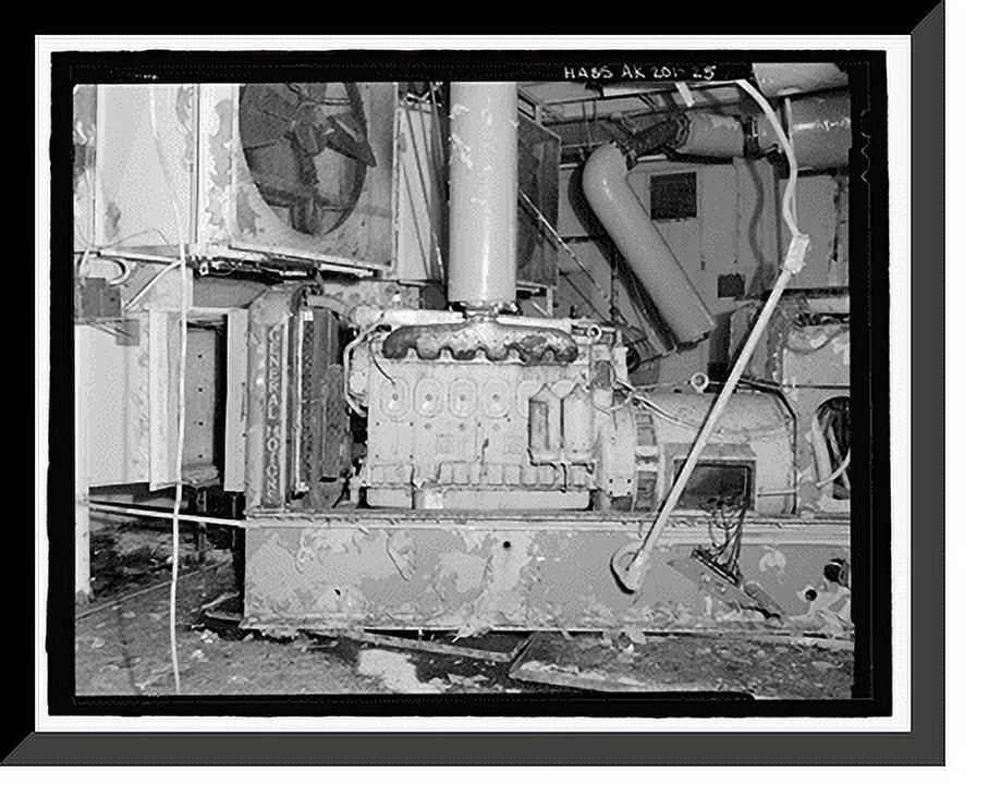 Historic Framed Print, POW-3 Distant Early Warning Line Station, Bullen ...