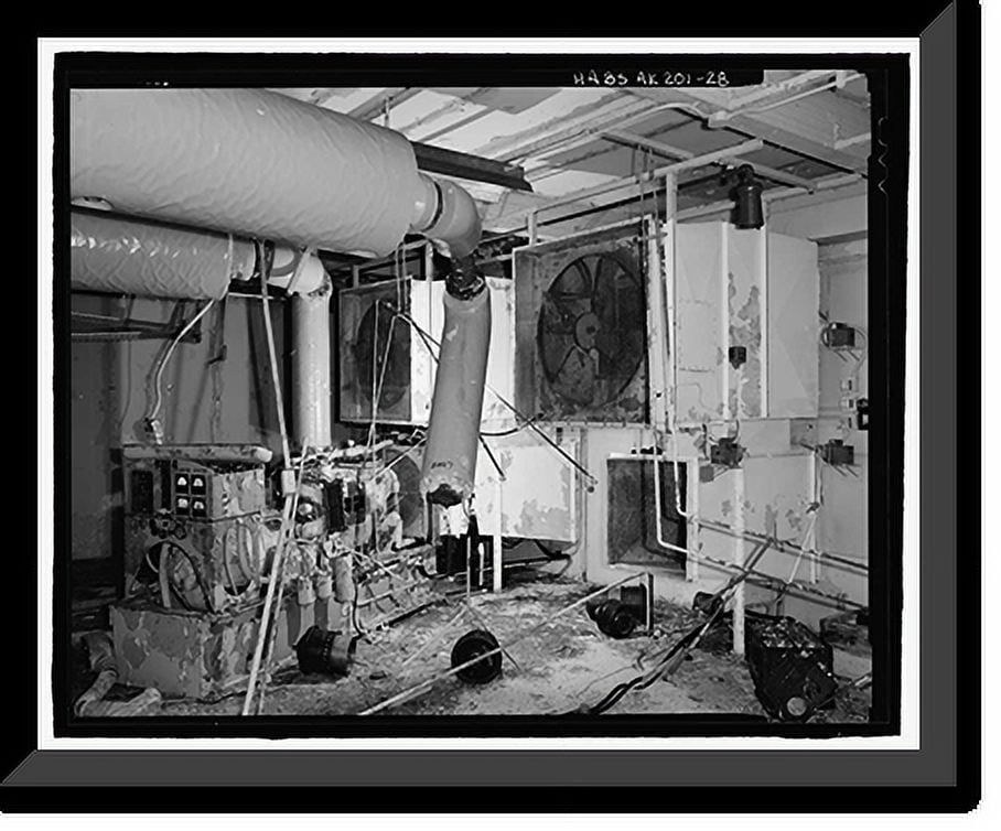 Historic Framed Print, POW-3 Distant Early Warning Line Station, Bullen ...