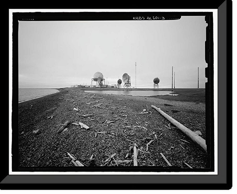 Historic Framed Print, POW-3 Distant Early Warning Line Station, Bullen ...