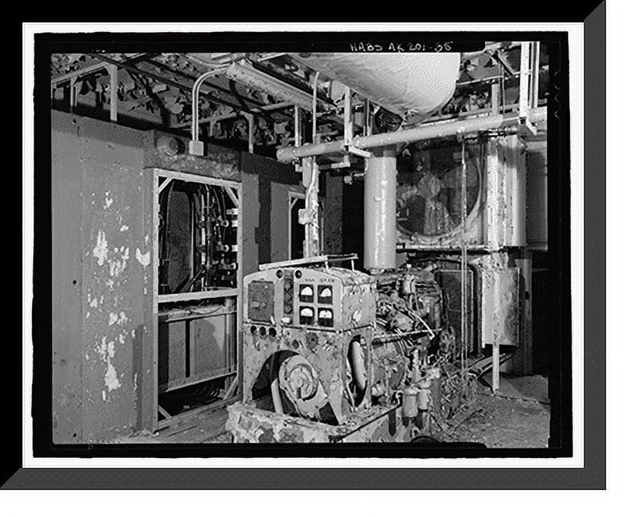 Historic Framed Print, POW-3 Distant Early Warning Line Station, Bullen ...