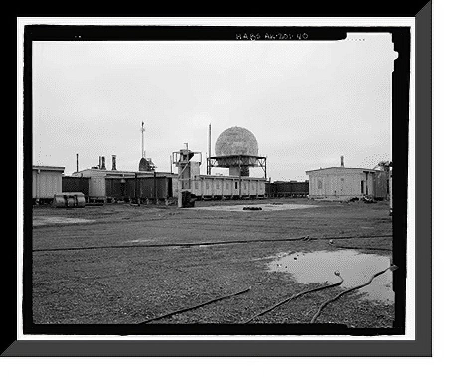 Historic Framed Print, POW-3 Distant Early Warning Line Station, Bullen ...