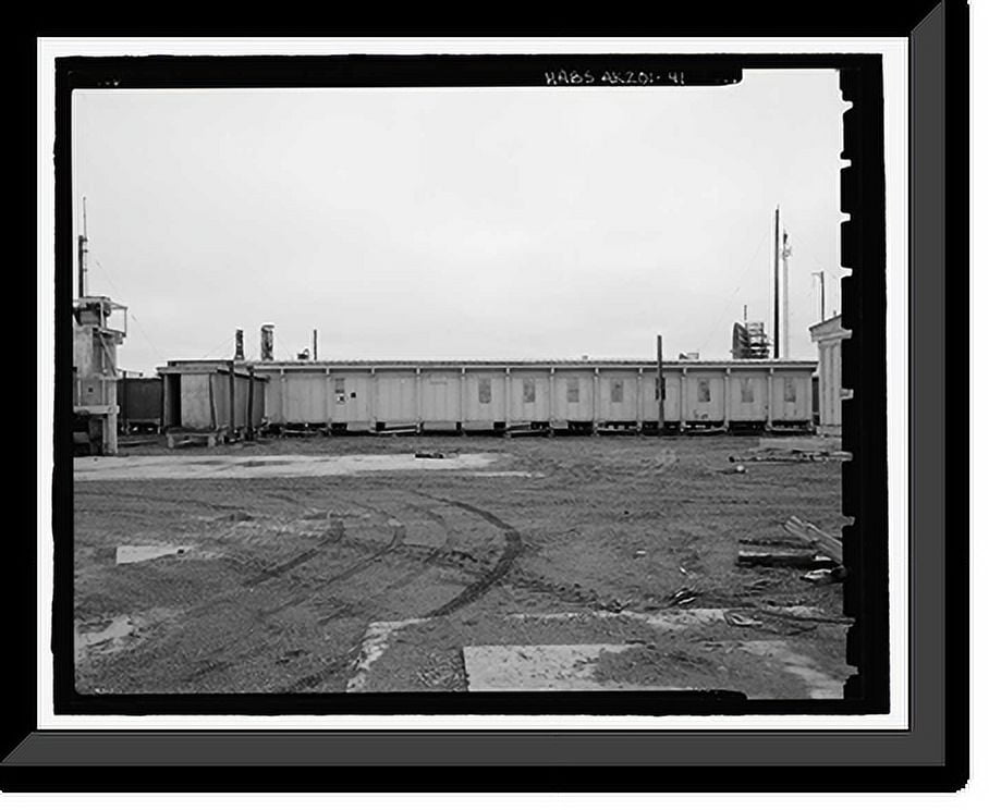Historic Framed Print, POW-3 Distant Early Warning Line Station, Bullen ...