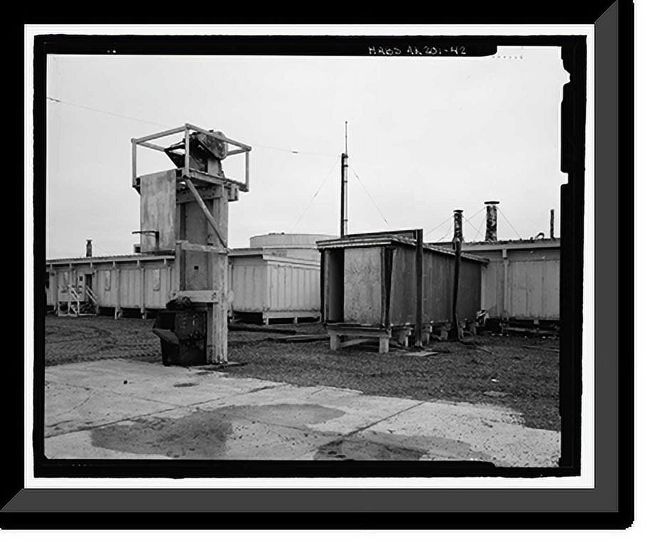 Historic Framed Print, POW-3 Distant Early Warning Line Station, Bullen ...