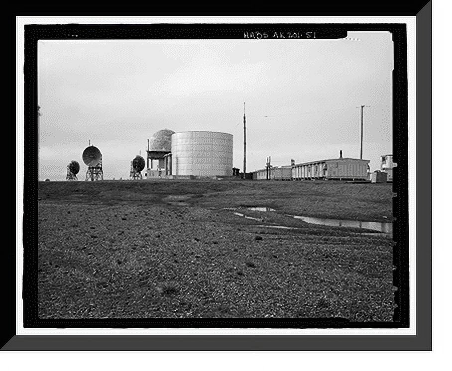 Historic Framed Print, POW-3 Distant Early Warning Line Station, Bullen ...