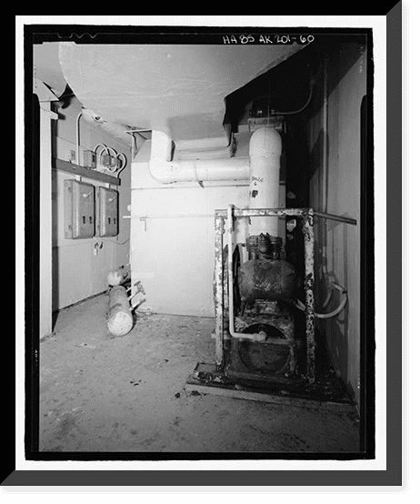 Historic Framed Print, POW-3 Distant Early Warning Line Station, Bullen ...