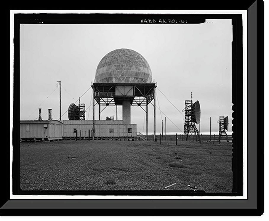 Historic Framed Print, POW-3 Distant Early Warning Line Station, Bullen ...