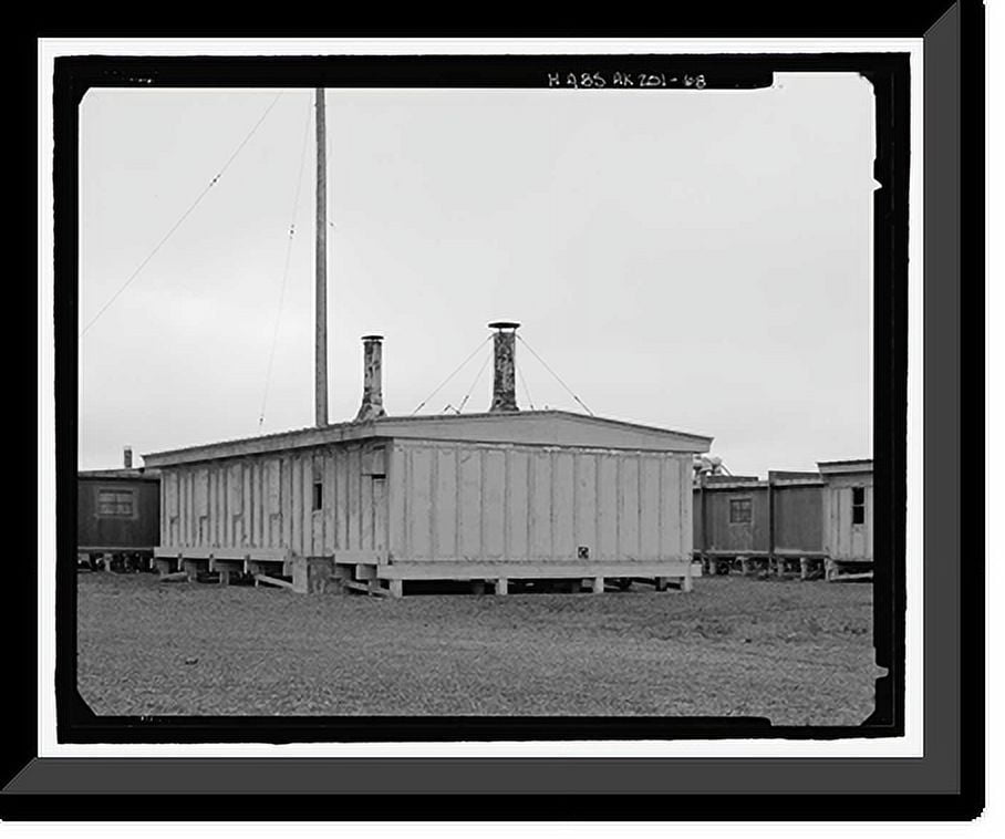 Historic Framed Print, POW-3 Distant Early Warning Line Station, Bullen ...