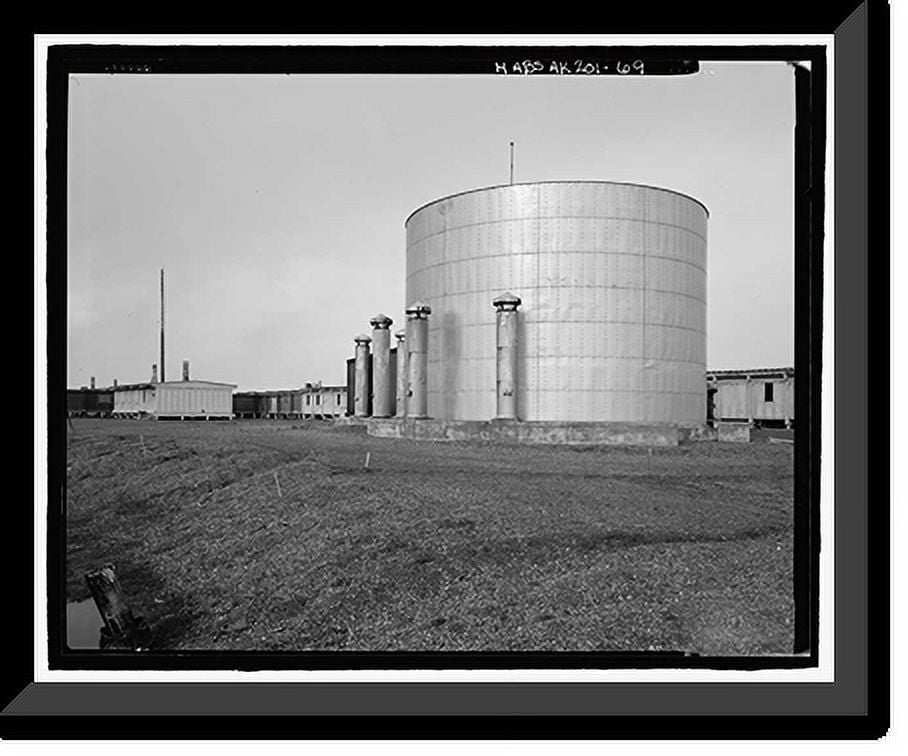 Historic Framed Print, POW-3 Distant Early Warning Line Station, Bullen ...