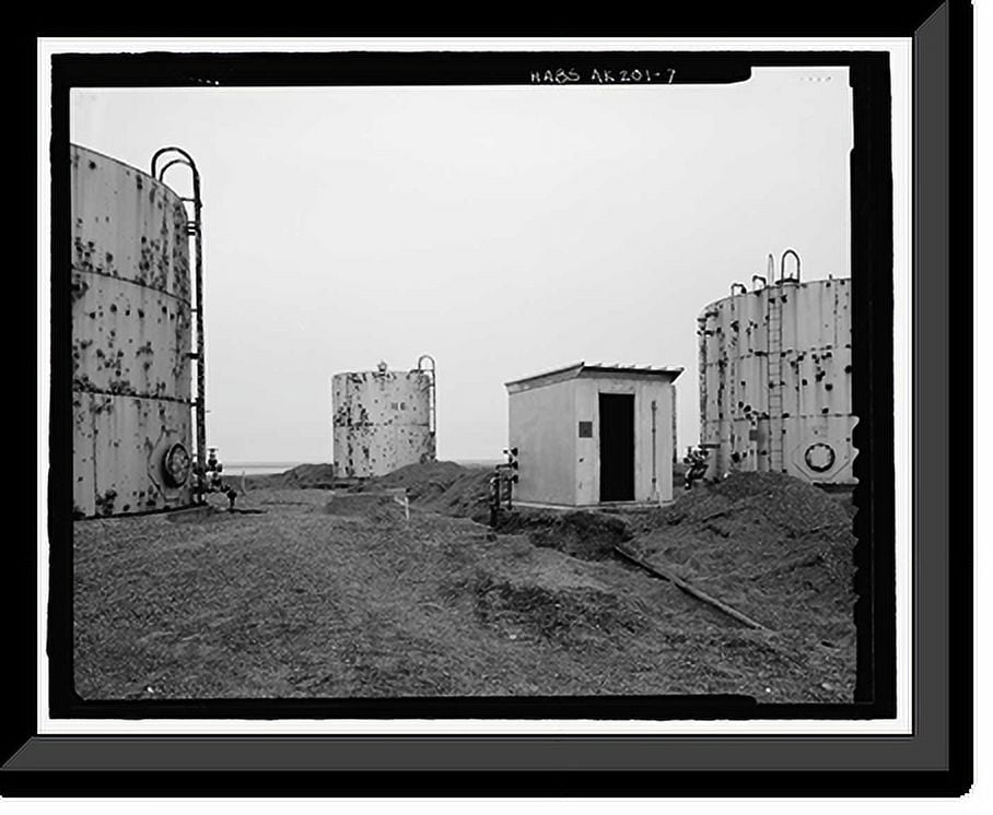 Historic Framed Print, POW-3 Distant Early Warning Line Station, Bullen ...