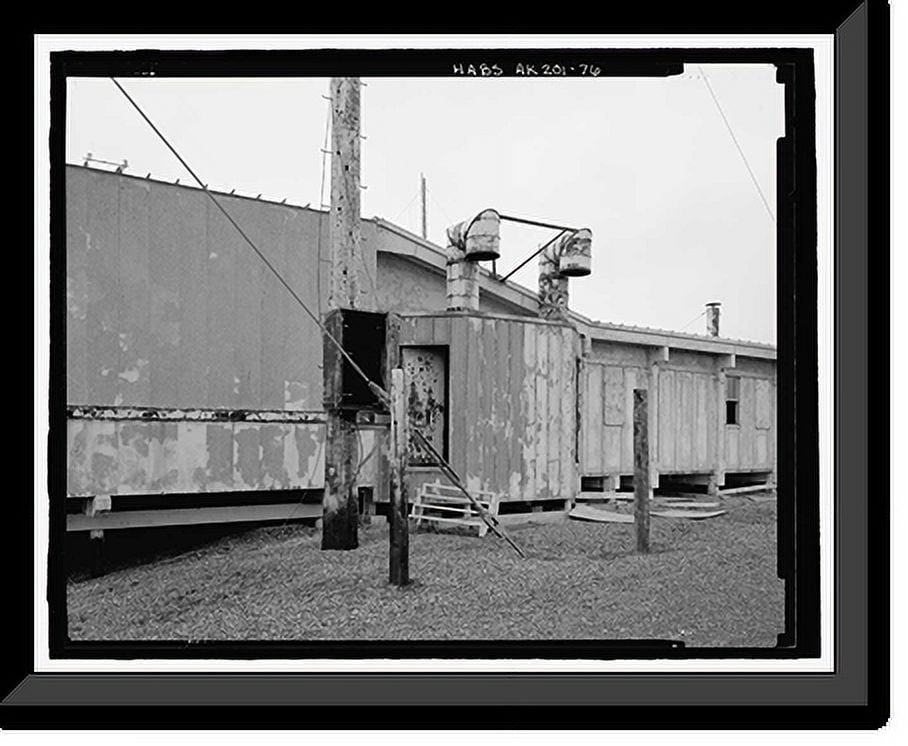 Historic Framed Print, POW-3 Distant Early Warning Line Station, Bullen ...