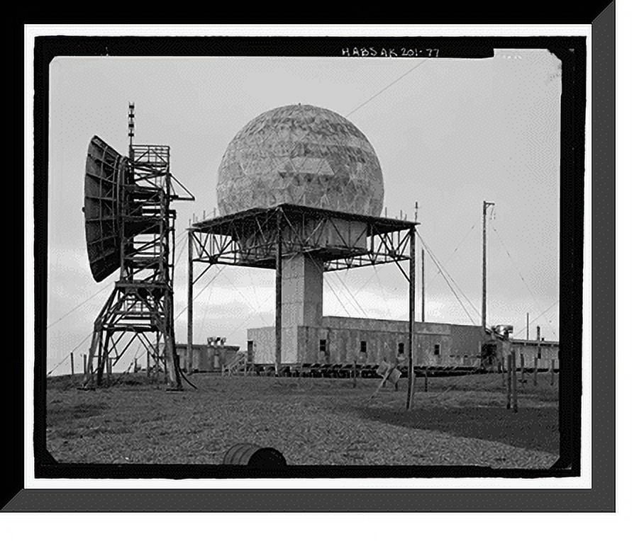 Historic Framed Print, POW-3 Distant Early Warning Line Station, Bullen ...