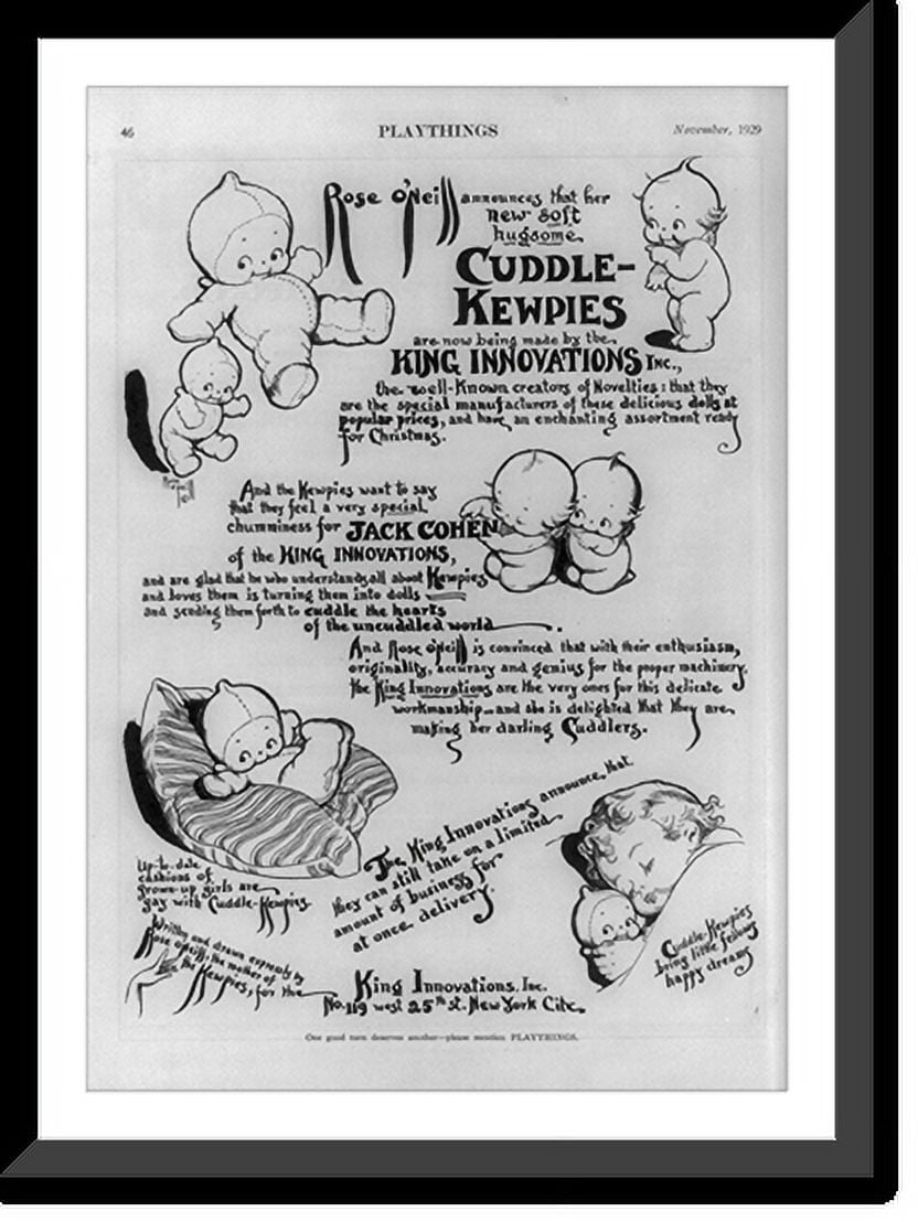Historic Framed Print, [Page from Playthings Magazine illus. dolls ...