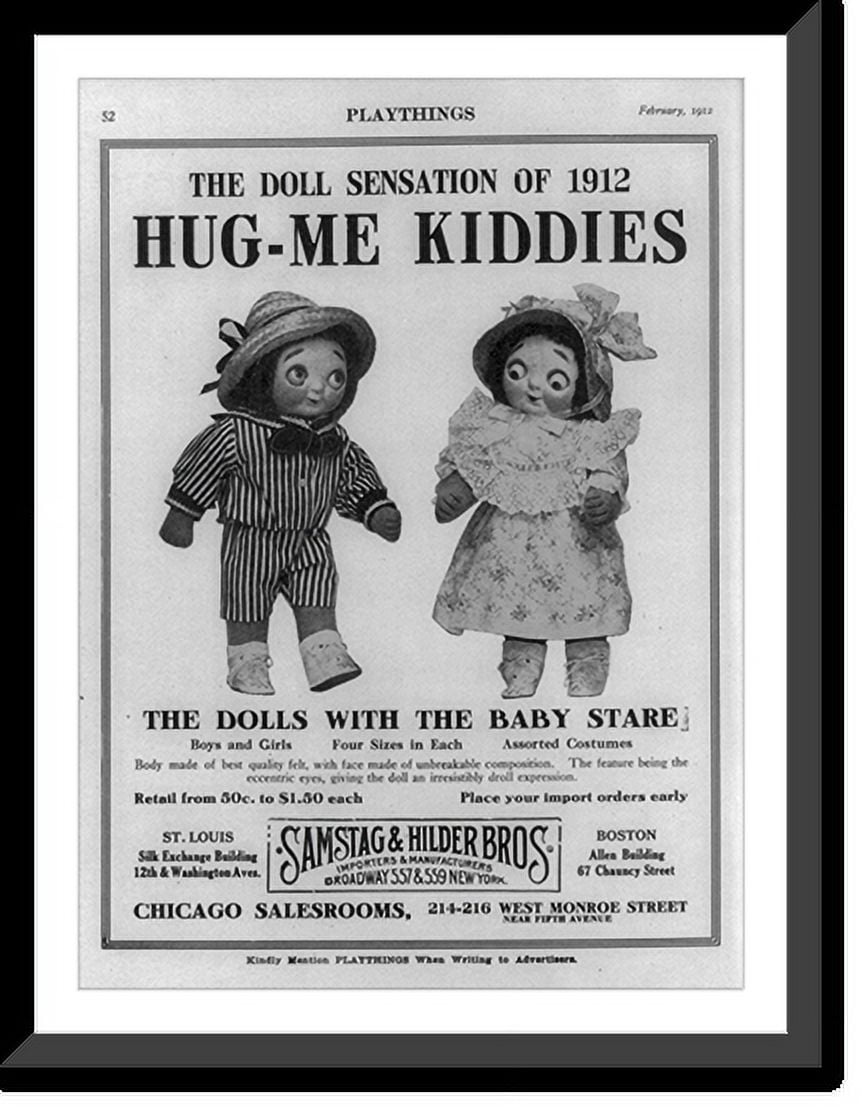 Historic Framed Print, [Page from Playthings Magazine illus. dolls ...