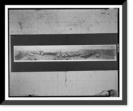 Historic Framed Print, Panorama showing 1st, 2nd & 3rd Regiments, U.S ...