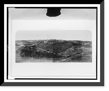 Historic Framed Print, Panoramic view of the city. General view of the ...